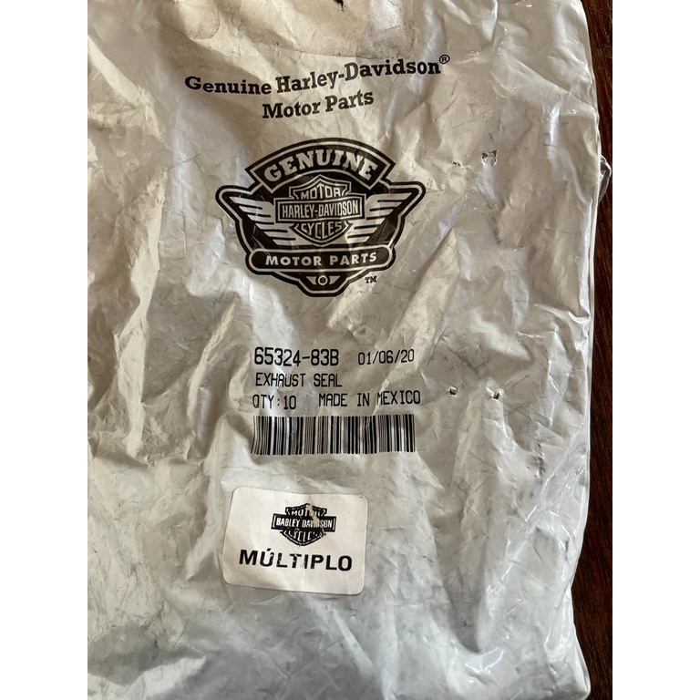 Junta do Escapamento Harley Davidson PN 65324-83B (6532483B) | Shopee ...