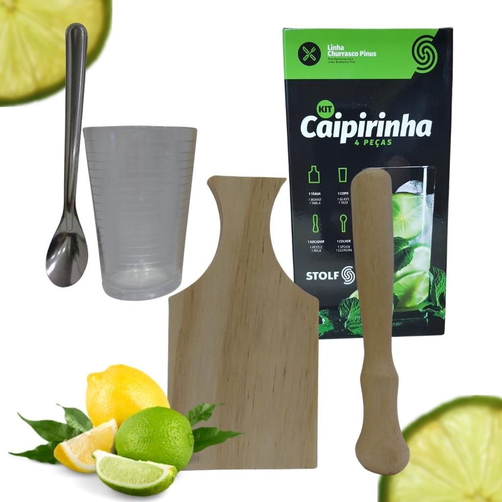Conjunto Caipirinha Kit Com 4 Pecas Premium | Shopee Brasil