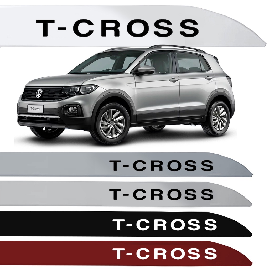 Friso Lateral Vw T-cross 2019 2020 2021 2022 2023 Pintado Promoção ...