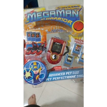 Megaman Advanced Pet + 38 Battle Chips - Escorrega o Preço