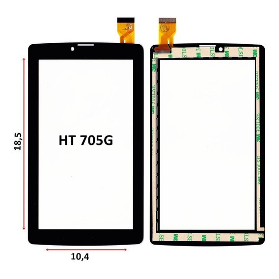 Tela Vidro touch tablet how max 705 g Nao e compativel com 11a | Shopee ...