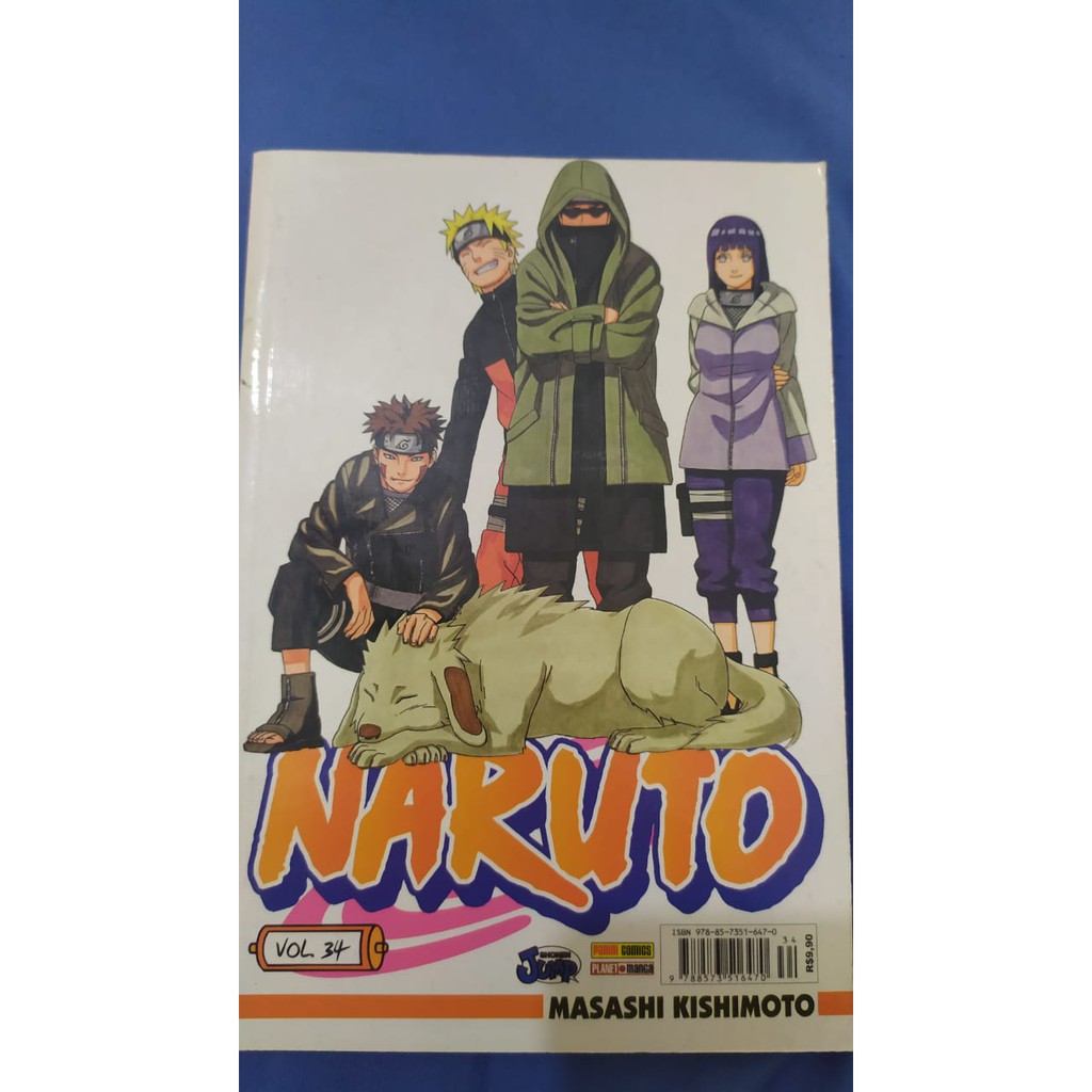 Naruto Volume 34 Primeira Edição (Raro). | Shopee Brasil
