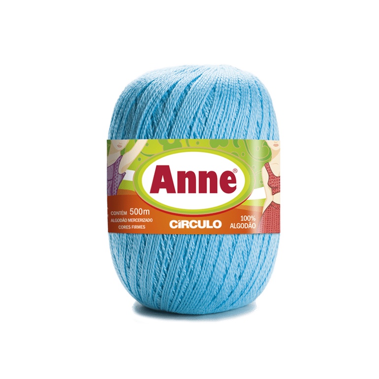 Linha Anne 500m Circulo Cores Lisas (Verdes e Azuis) | Shopee Brasil