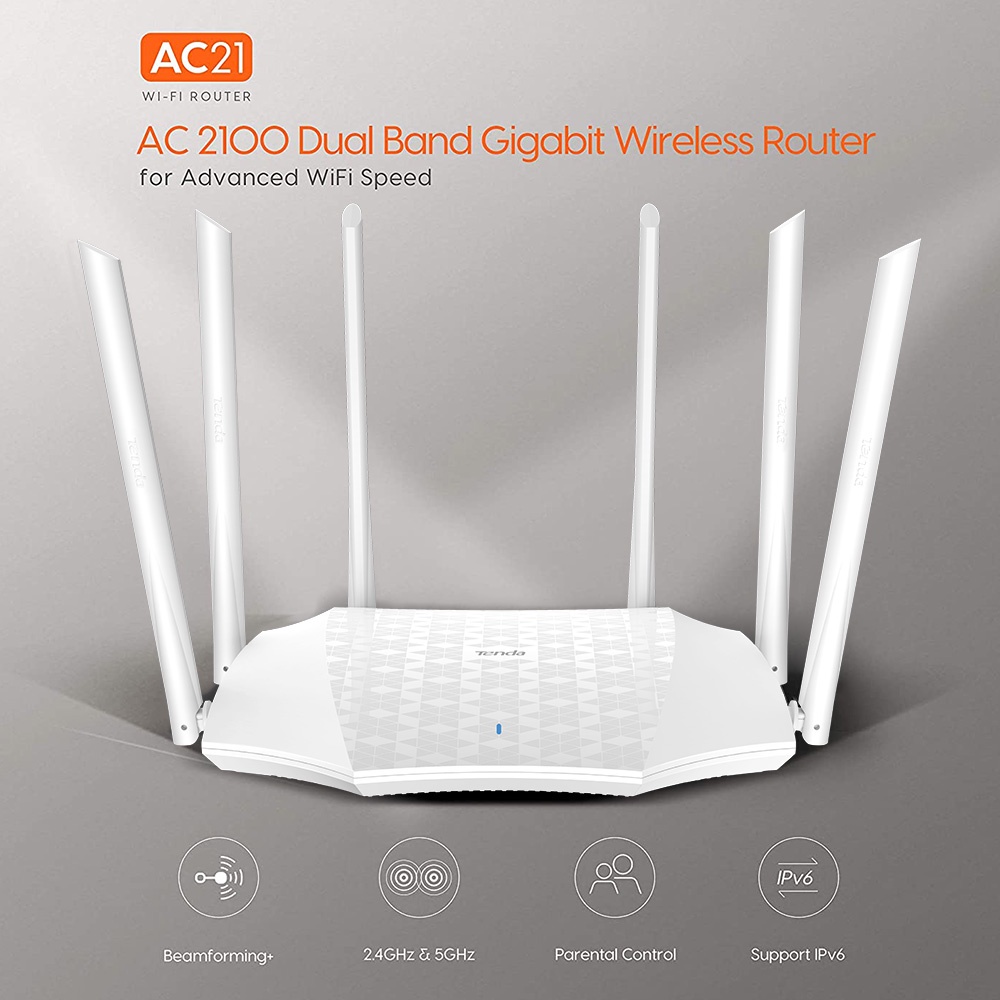 Roteador Gigabit AC2100 Original 2.4G 5.0GHz Dual-Band 2033Mbps Sem Fio ...