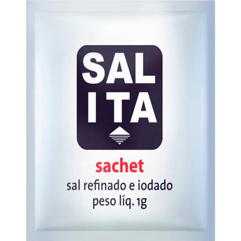 Sal Sache Refinado 2.000 unidades X 1g Marca Ita | Shopee Brasil
