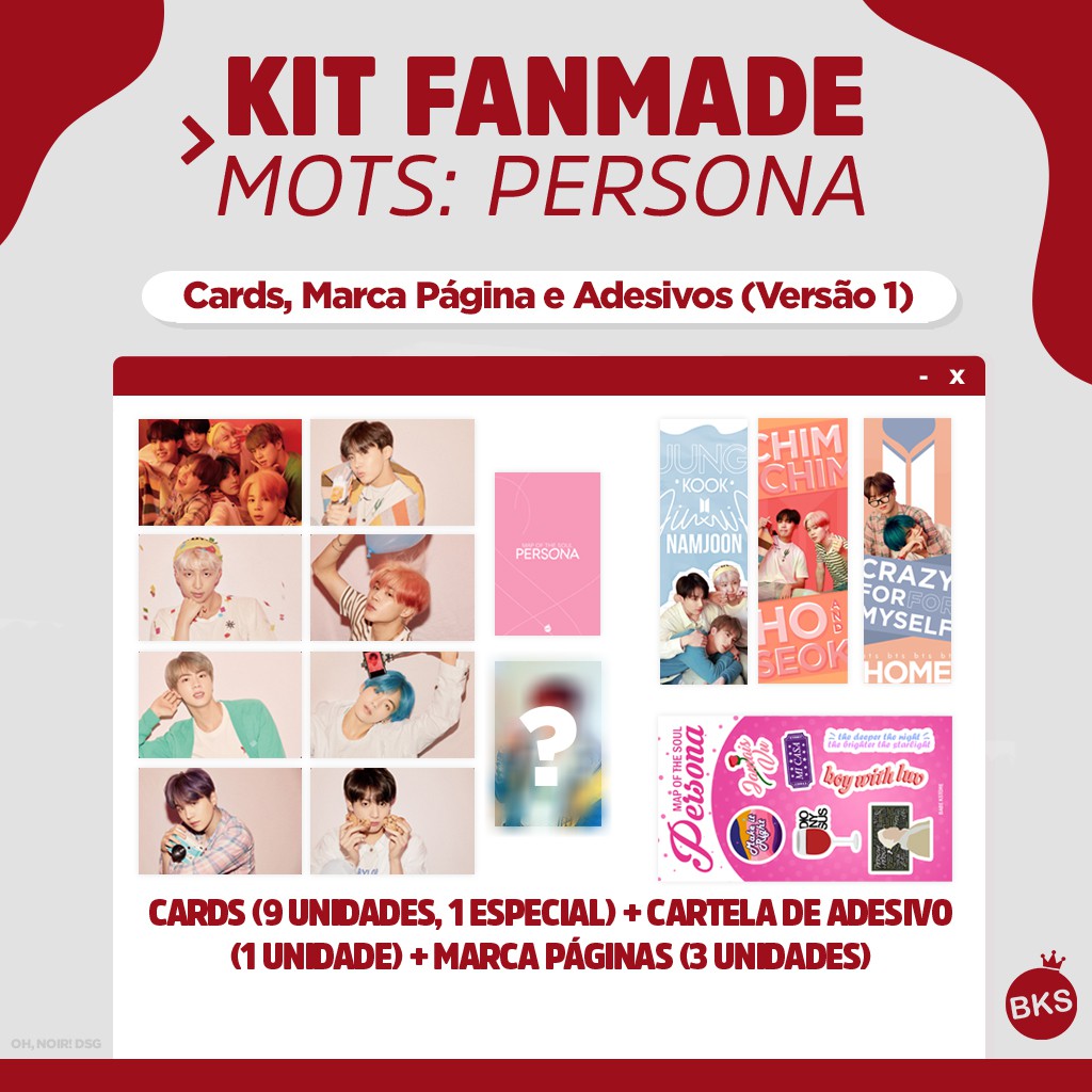 Bts - Kit Fanmade "map Of The Soul: Persona" Personalizado Kpop ...