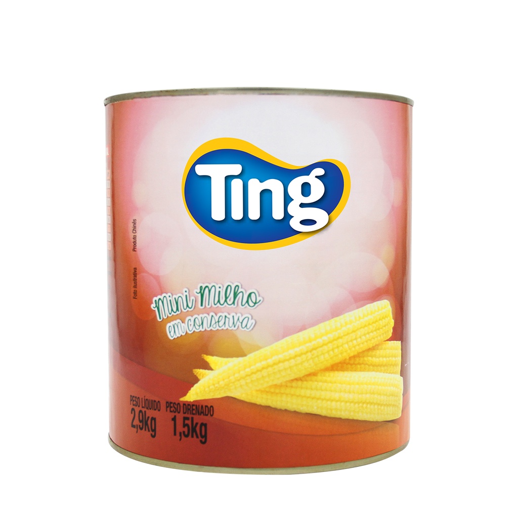 Mini Milho em Conserva 1,5kg Ting | Shopee Brasil