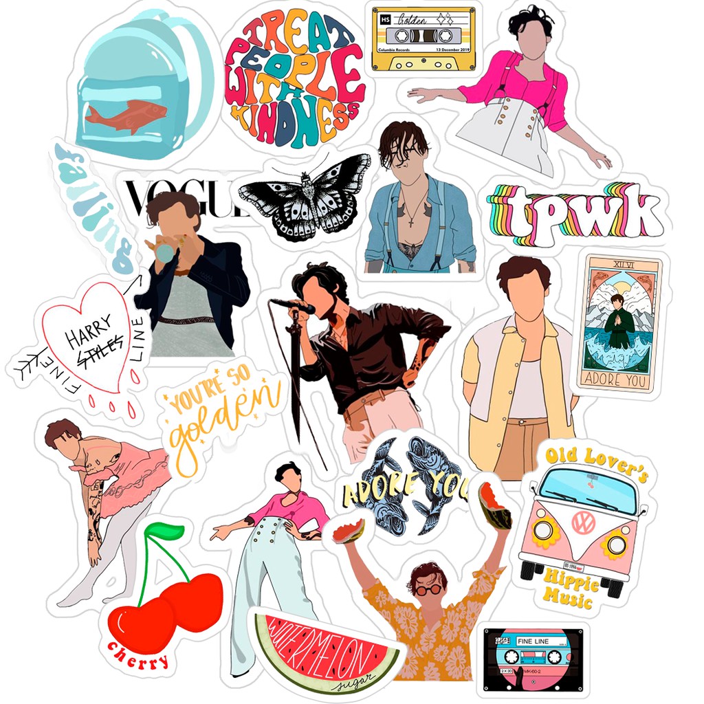 Harry Styles - Conjuntos de Adesivos - 22 pçs - Stickers | Shopee Brasil
