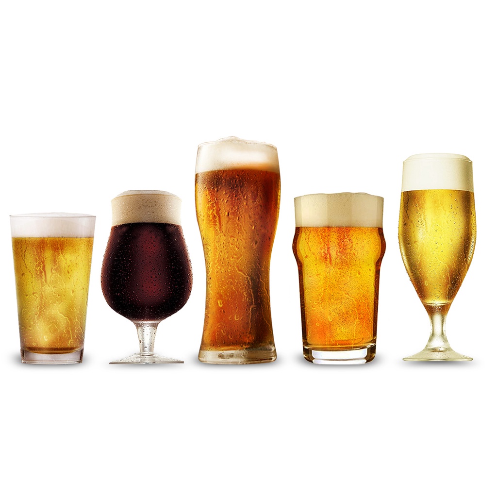 Conjunto De Copos e Taças Para Cerveja/Chopp Kit 5 C/ Peças | Shopee Brasil