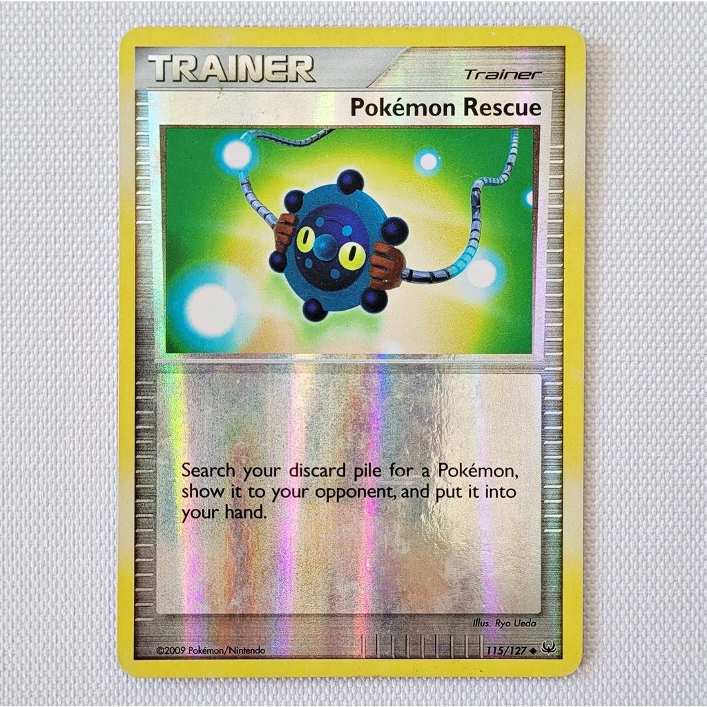 Carta Antiga Pokemon Rescue 115/127 Uncommon Reverse Holo Platinum ...