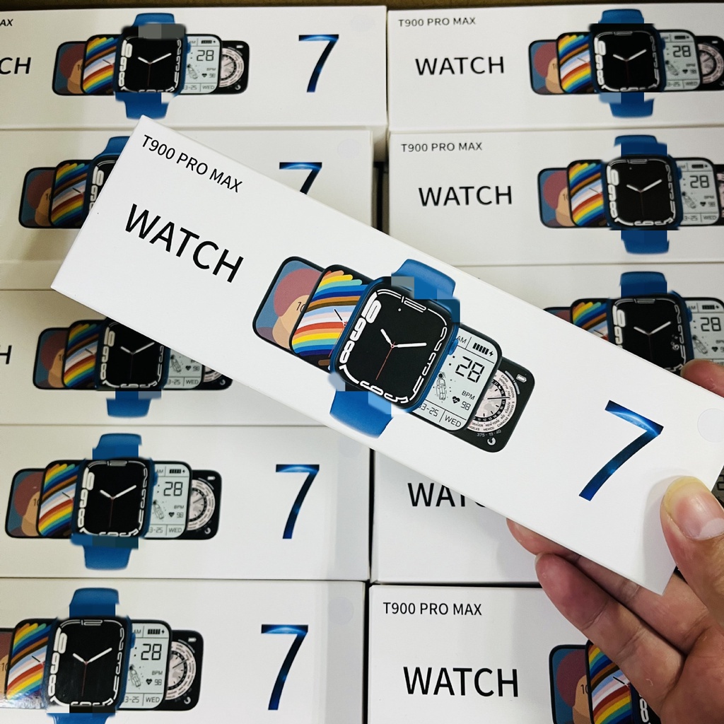 Smartwatch IWO 14 Series 7 T900 Pro MAX Monitor De Frequência Cardíaca ...