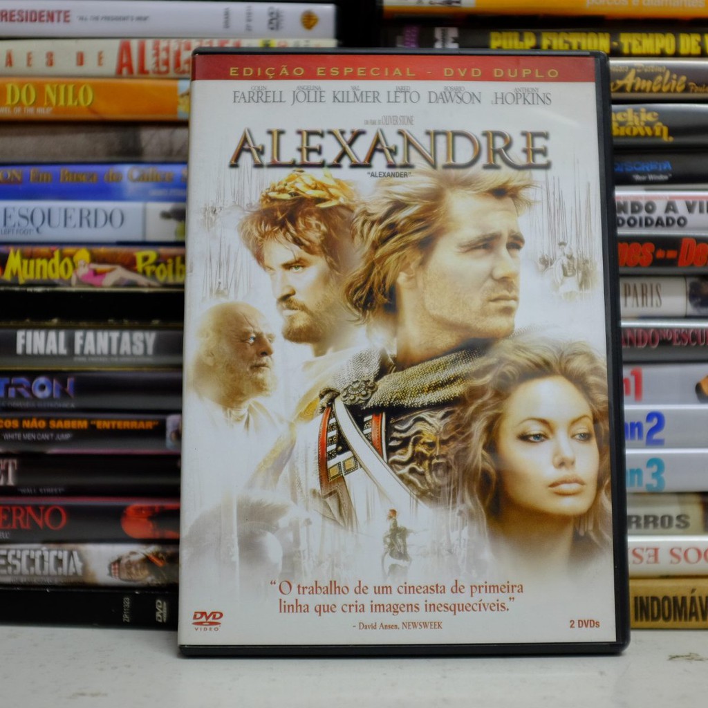 Alexandre Colin Farrel Angelina Jolie Dvd Original | Shopee Brasil