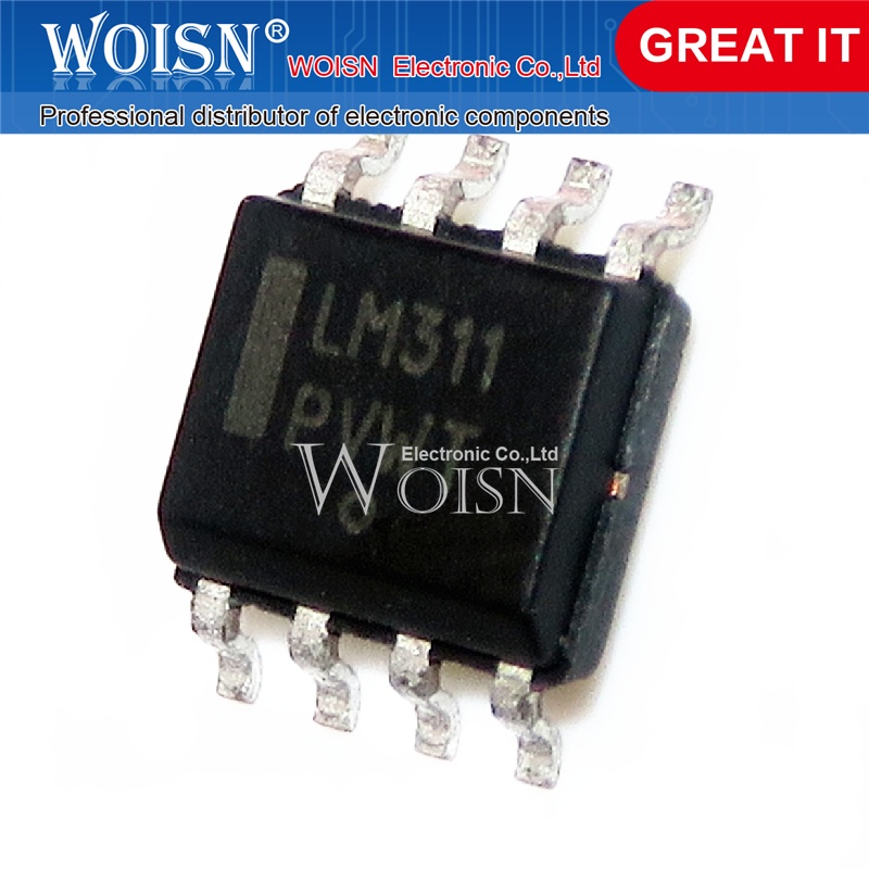 10 Amplificadores Operacionais PCS LM311DR LM311D LM311 311DR SOP-8 Em ...