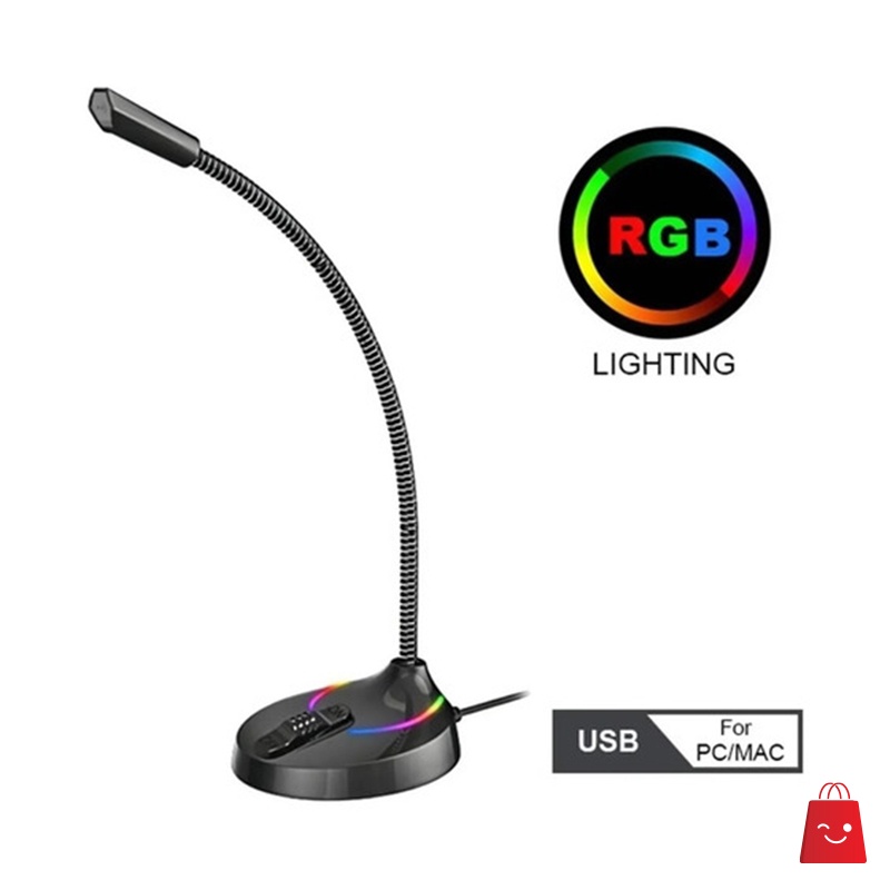 Microfone Usb Game De Mesa Para Pc Computador - Linha Game Profisional ...