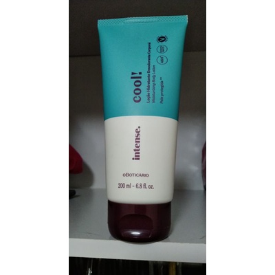Loção Hidratante Corporal Intense Cool | Shopee Brasil