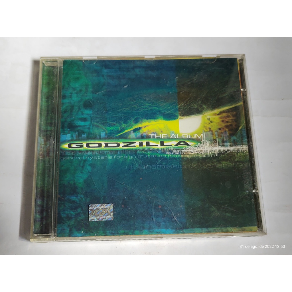 Cd Godzilla The Album Trilha Sonora Otimo Estado | Shopee Brasil