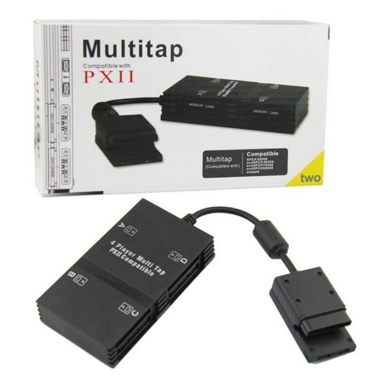 Adaptador Multitap 4 jogadores Playstation 2 | Shopee Brasil