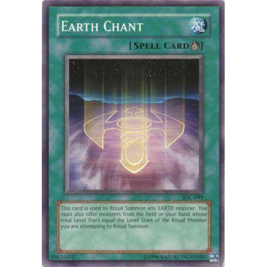 Earth Chant IOC-099 Comum Yugioh | Shopee Brasil
