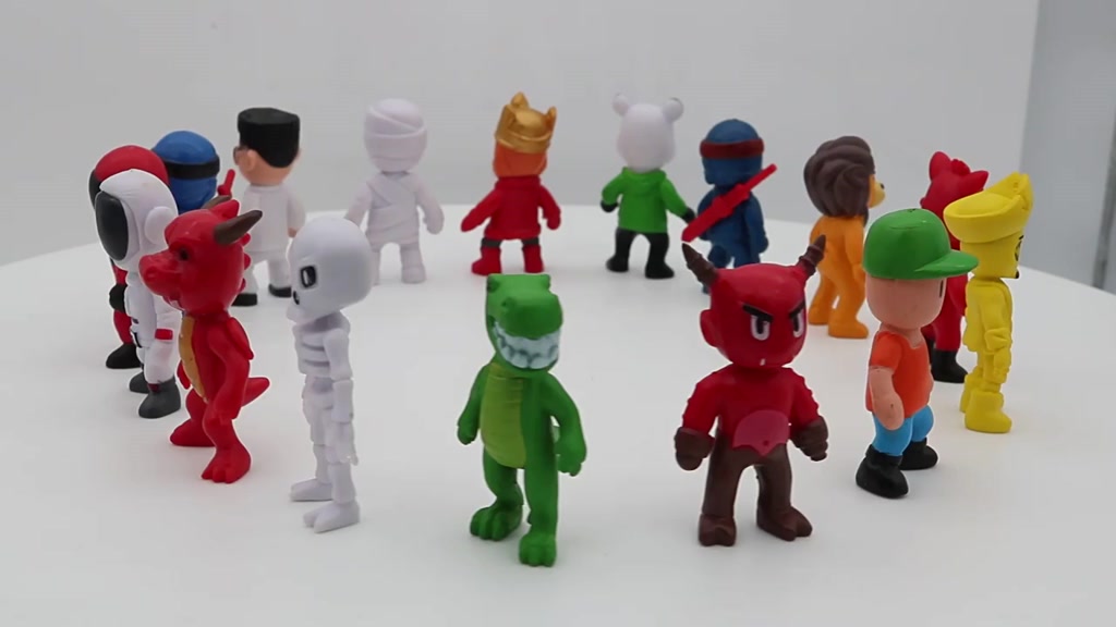 Stumble Guys Bonecos Do Jogo Kit 16 Personagens | Shopee Brasil