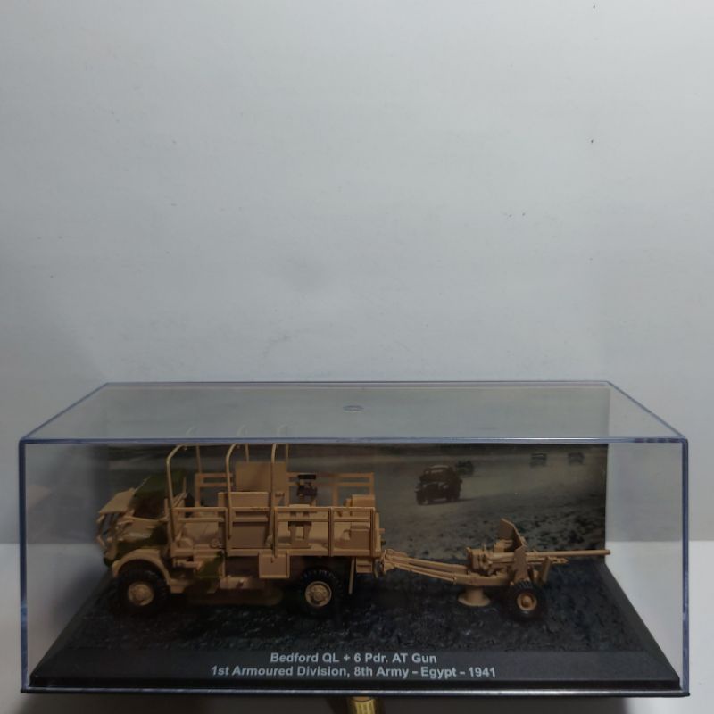 Bedford QL + 6 Pdr. At Gun - 1st Armored Division 8th Army Egypt 1941 ...