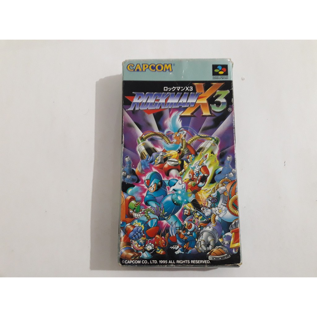 Rockman X3 Completa Caixa Super Famicom Original #1348 | Shopee Brasil