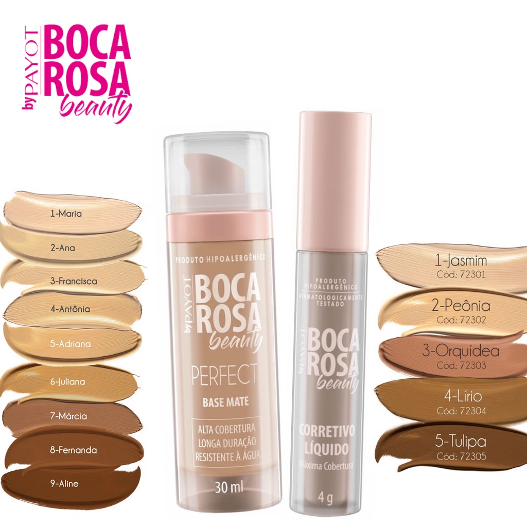 Base Boca Rosa e Corretivo Original Payot | Shopee Brasil