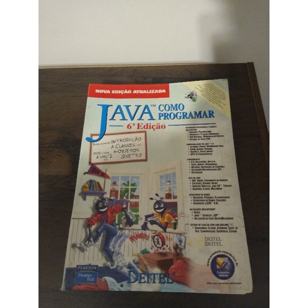Java Como Programar 6 Edição - Deitel | Shopee Brasil