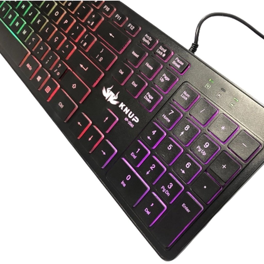 Teclado Gamer Knup Pro Gaming Gears LED KP-2060 | Shopee Brasil