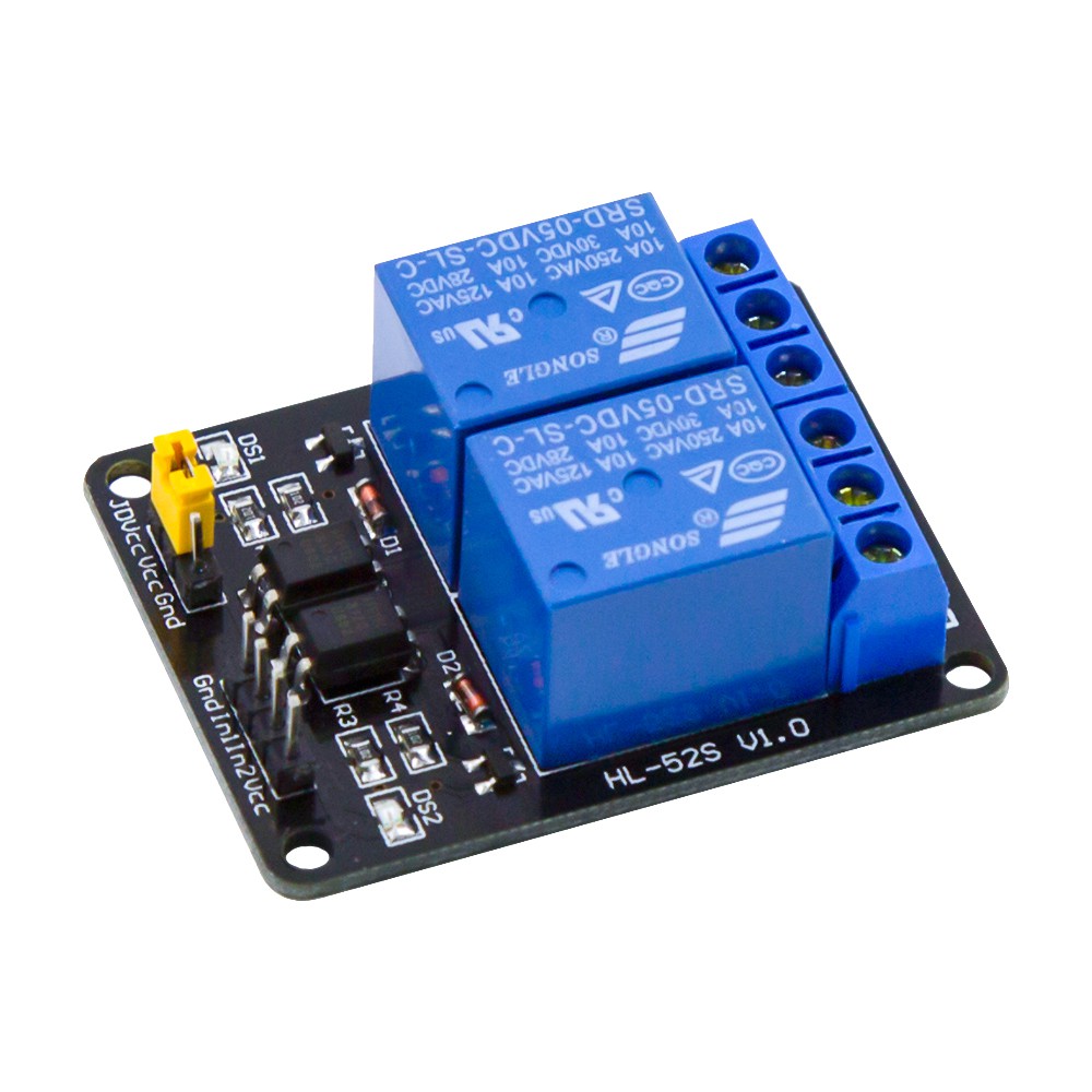 Módulo Rele Relé 5v 2 Canais Para Arduino Pic Raspberry Pi | Shopee Brasil
