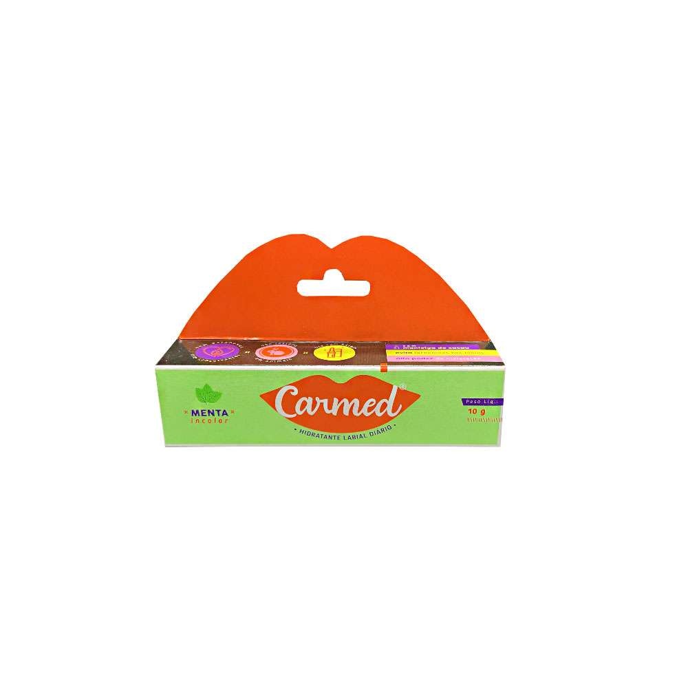 Carmed hidratante labial menta incolor 10g | Shopee Brasil