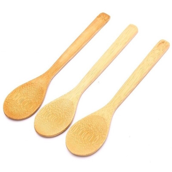 Colher Bambu Kit com 3 Unidades Original Line Bamboo Madeira Cozinha ...