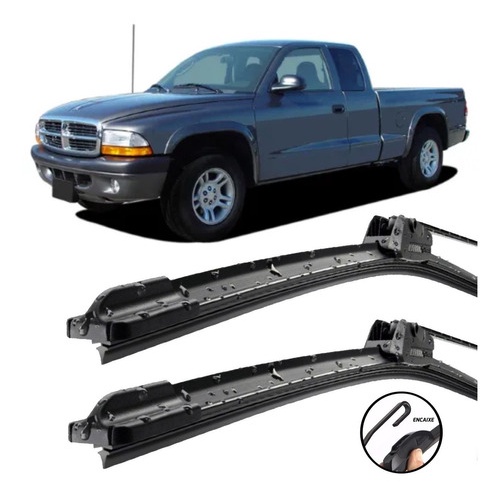Palhetas Limpador Parabrisa Silicone Dodge Dakota | Shopee Brasil