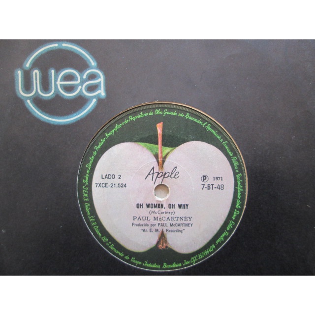 Compacto Vinil - Paul McCartney 1971 - Oh Woman Oh Why / Another Day ...