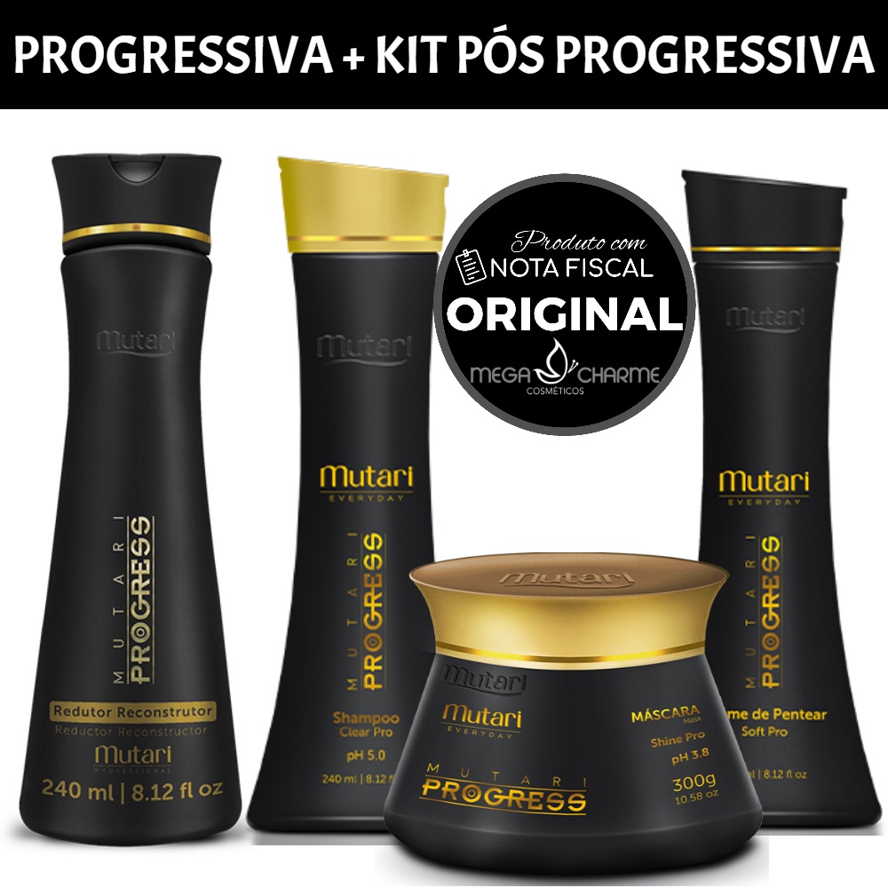Progressiva Mutari + Kit Pós Progressiva | Shopee Brasil