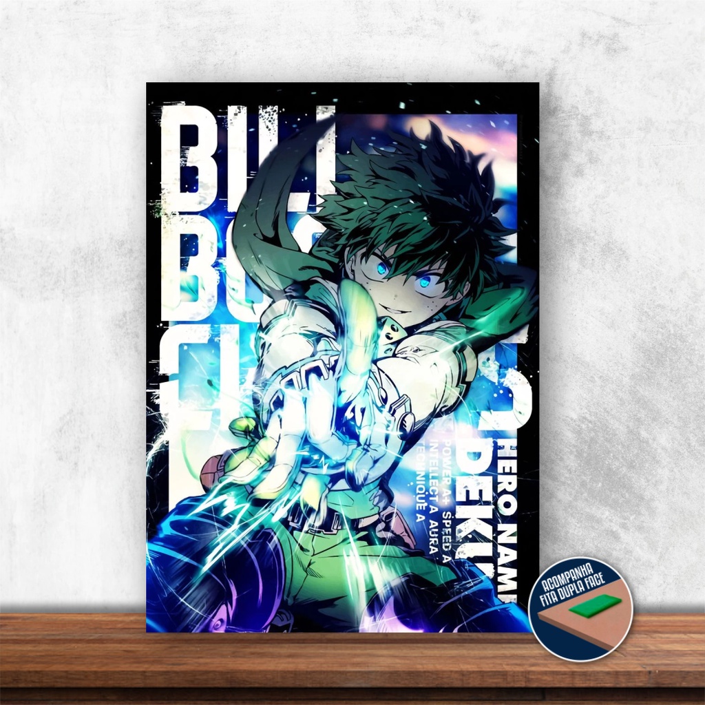 QUADRO DECORATIVO DEKU EM MDF | 28X20CM | Casa, sala, quarto ...