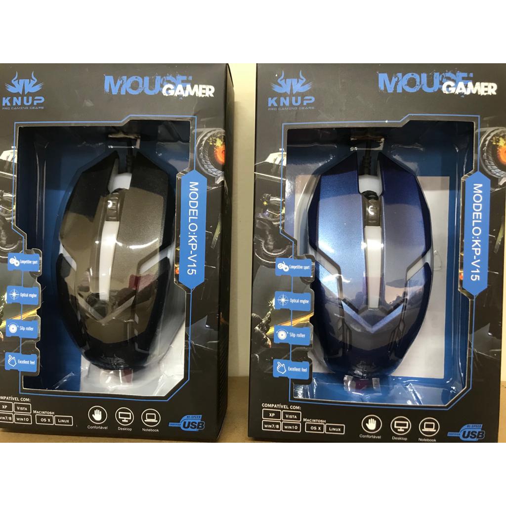 MOUSE GAMER KNUP KP-V15 | Shopee Brasil
