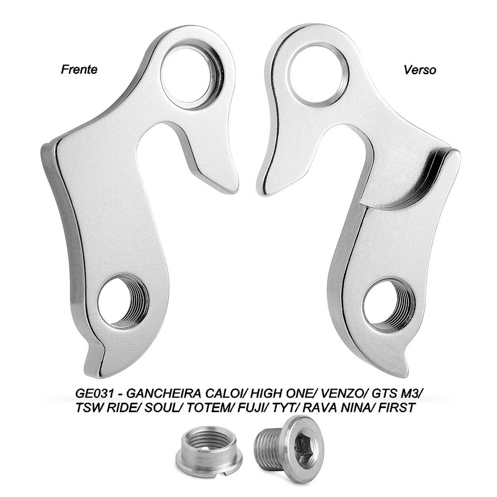 Gancheira bike quadro CALOI / HIGH ONE / VENZO / GTS M3 / TSW RIDE ...