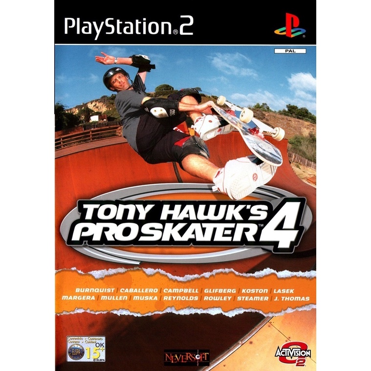 Ps2 - Tony Hawk's Pro Skater 4 (patch) | Shopee Brasil