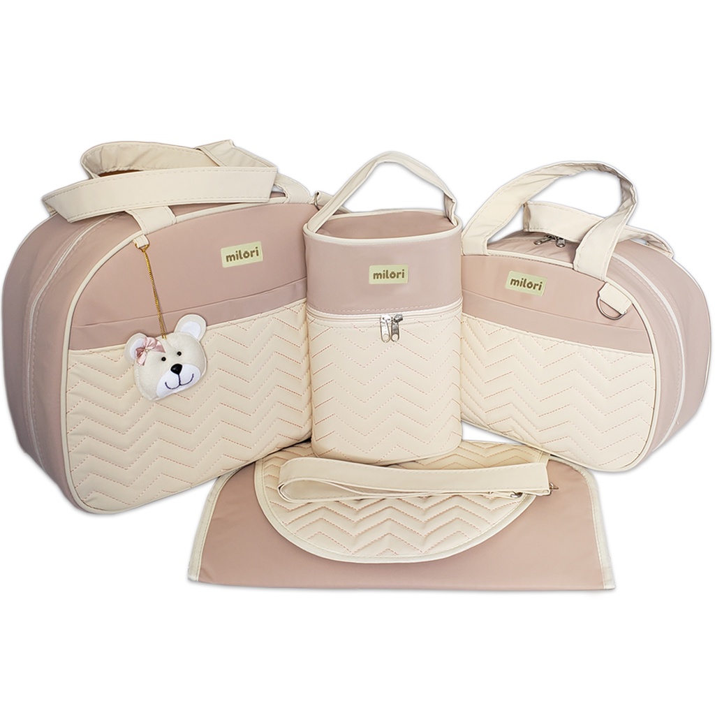 Bolsa Maternidade menino menina Mala para recém nascido Kit 04 Peças ...