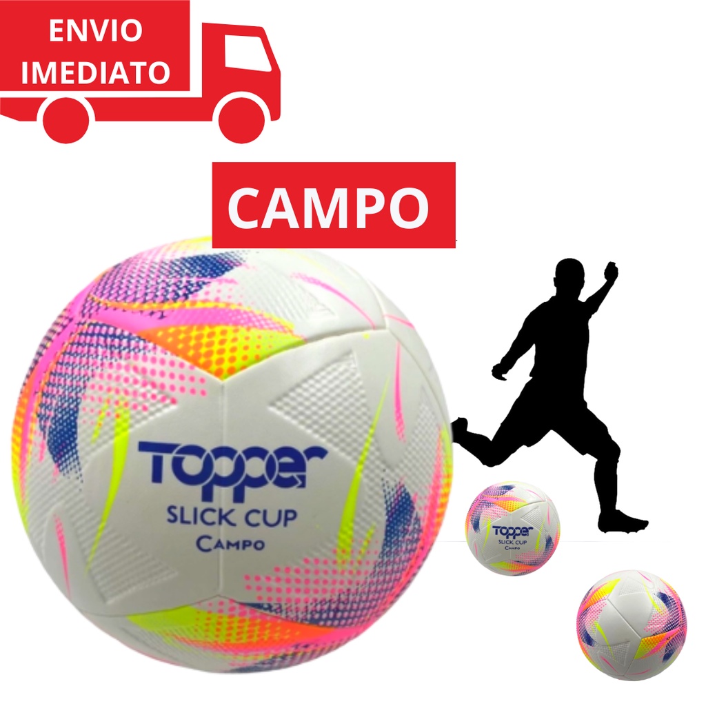 Bola Topper Campo Slick Cup Futebol Oficial Original Jogo TechFusion ...