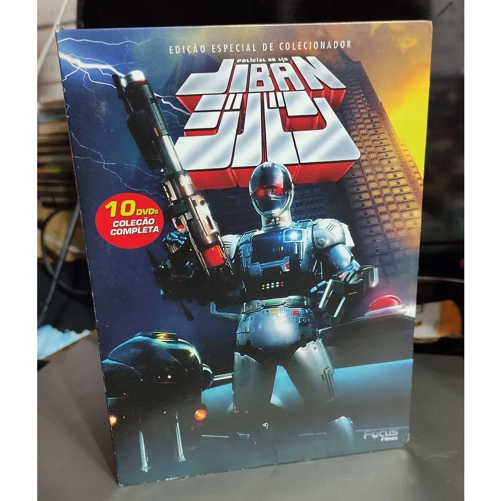 Box Dvd Jiban - Policial De Aço - Edição Especial - 10 Discos | Shopee ...