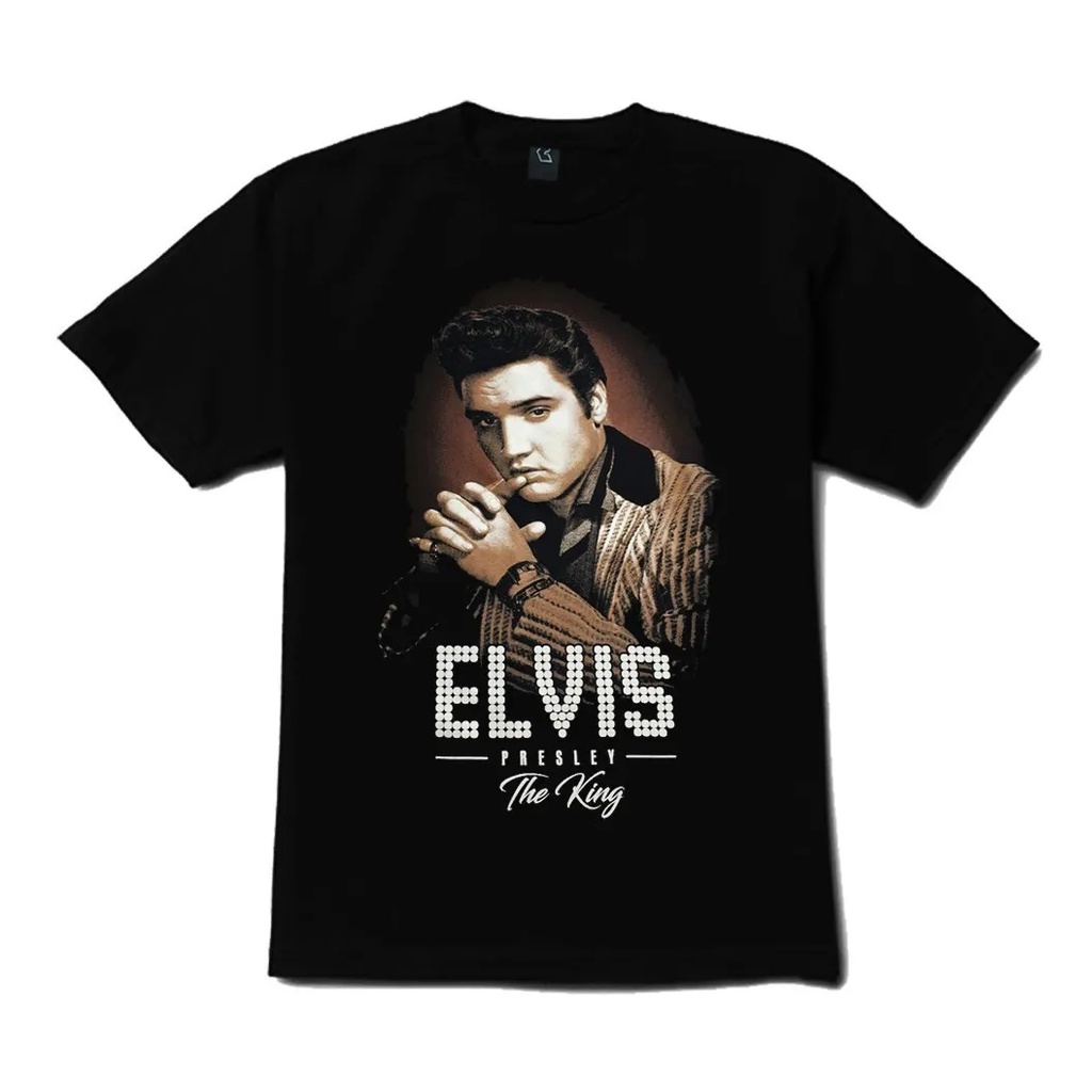 Camiseta Elvis Presley - The King Masculina | Shopee Brasil