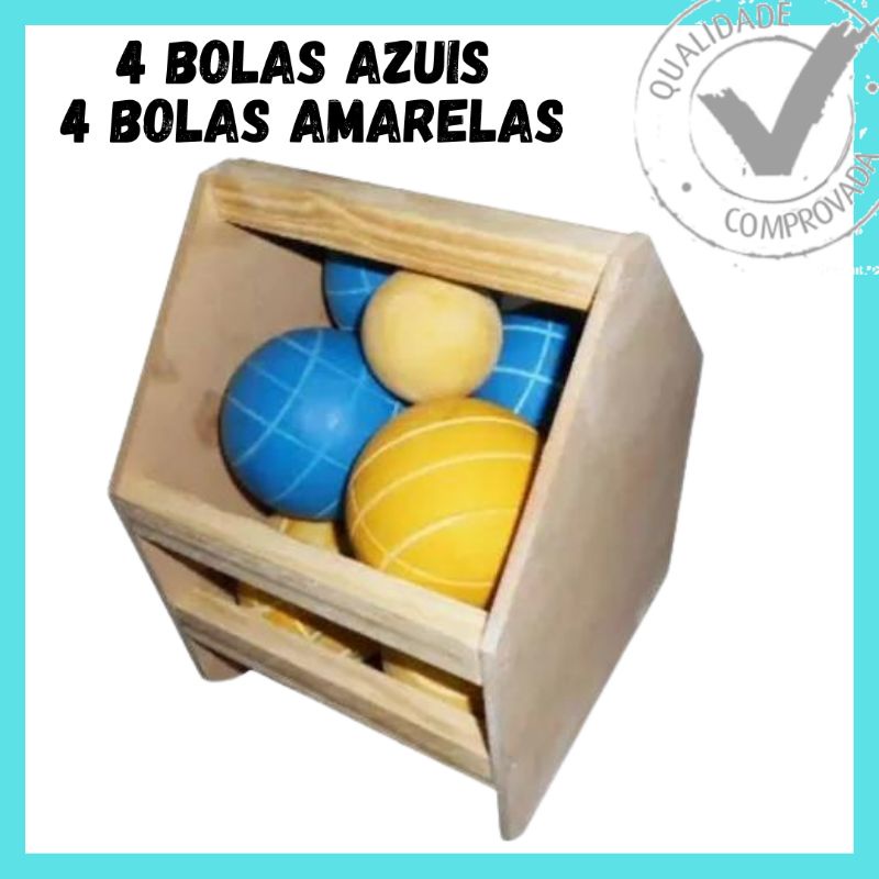 kit para bocha, 8 bolas | Shopee Brasil