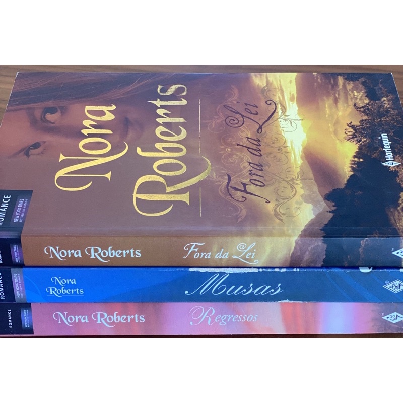 Livros NORA ROBERTS: Fora da Lei, Regresso Musas | Shopee Brasil