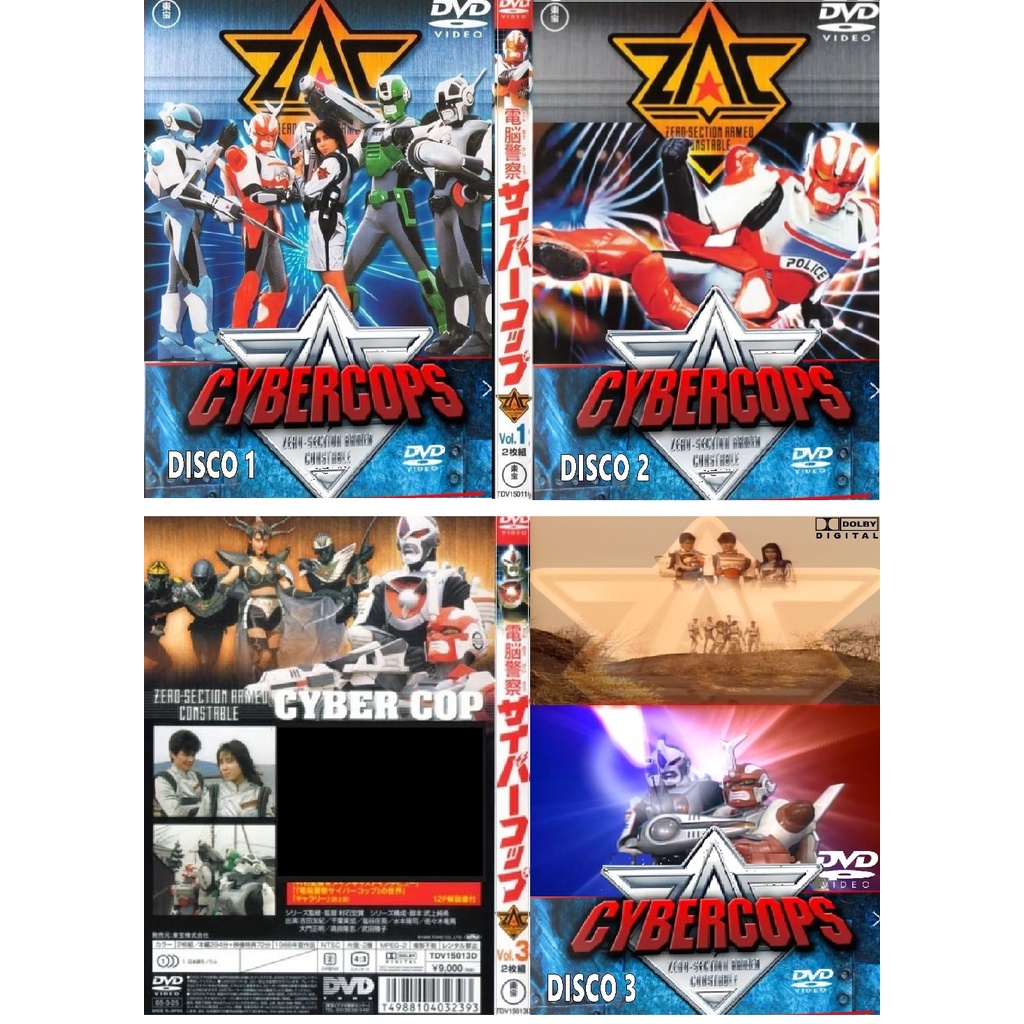 dvd,Cybercop, os Policiais do Futuro completo | Shopee Brasil