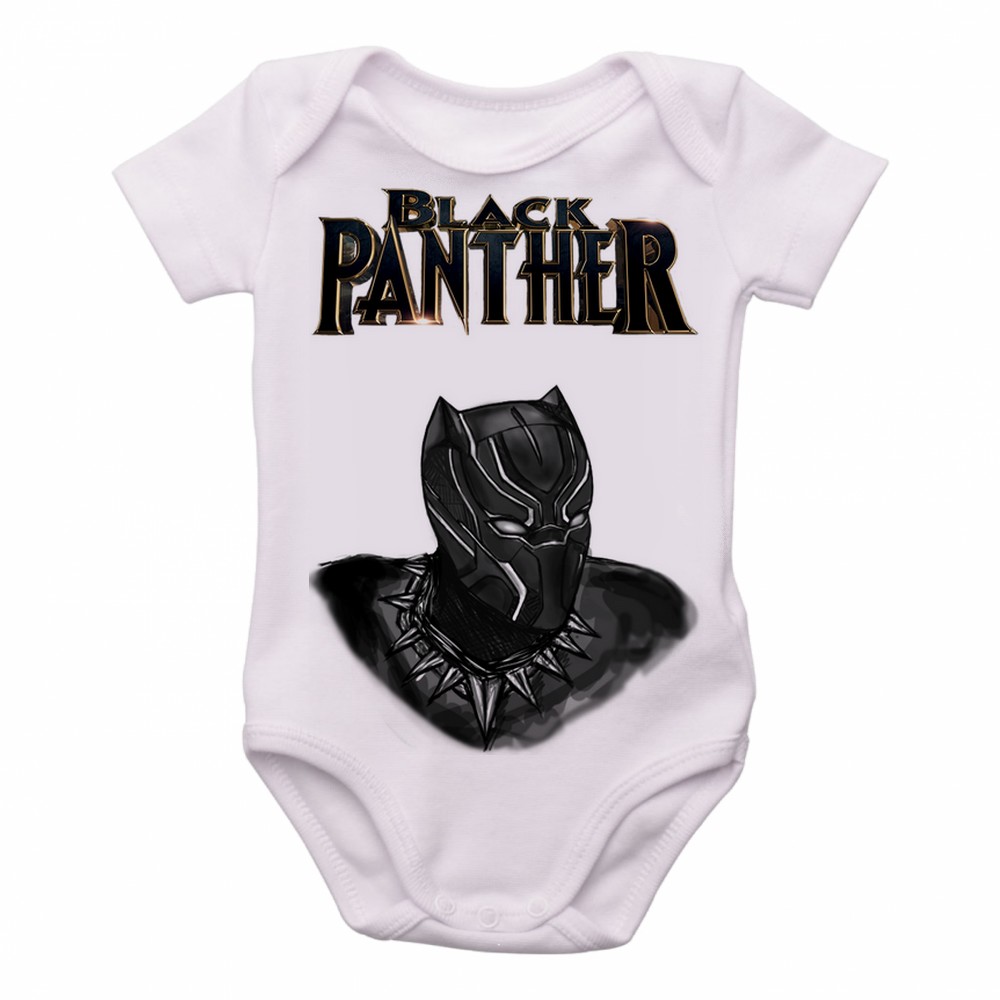 Roupa Bebê Pantera Negra Perfil infantil criança body bore | Shopee Brasil