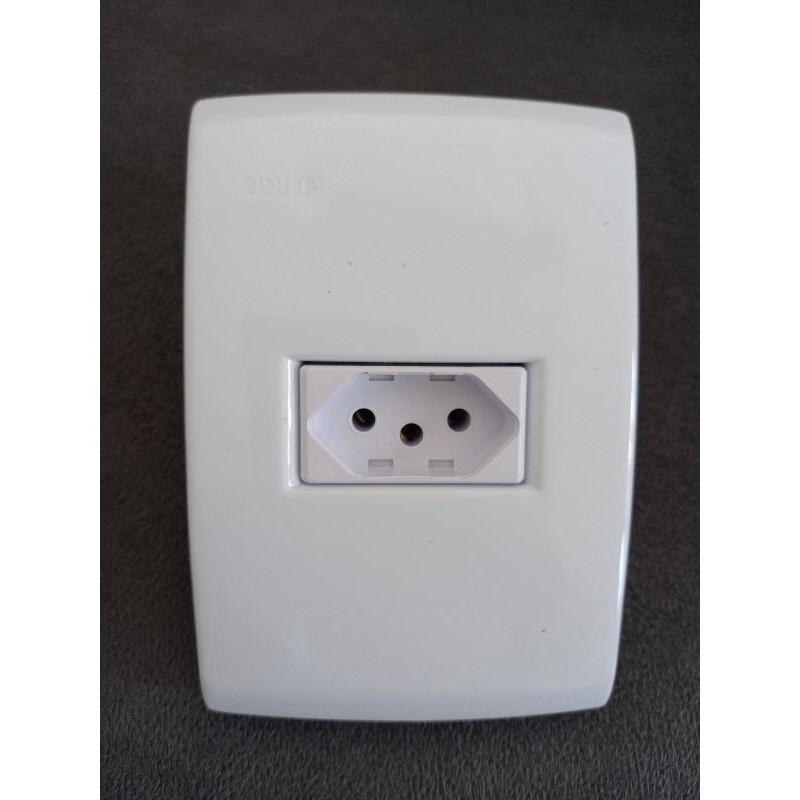 tomada simples parede pacote com kit 10 unidades | Shopee Brasil