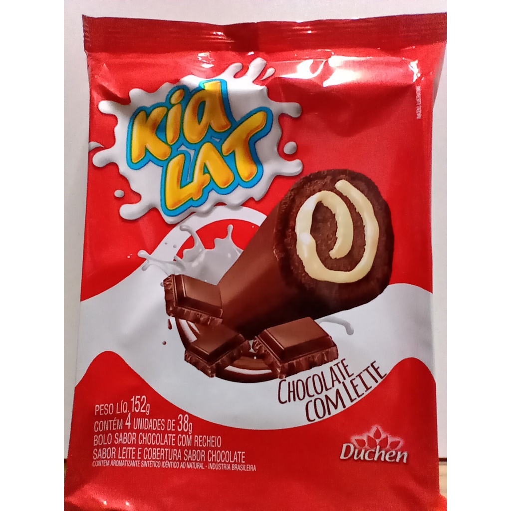 Bolinho KIDLAT - Sabor: Chocolate com Leite | Shopee Brasil
