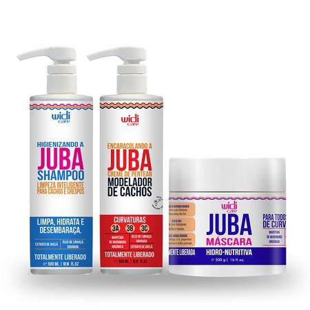 KIT ENCARACOLANDO A JUBA WIDI CARE KIT (3 PRODUTOS) | Shopee Brasil