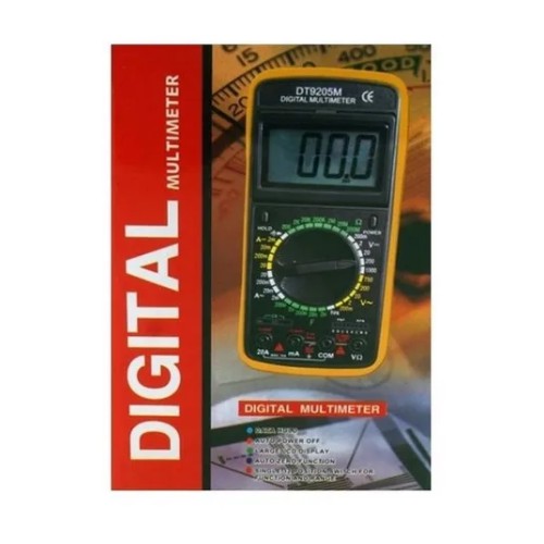 Multímetro Digital Profissional Bateria Capacímetro Dt9205m | Shopee Brasil